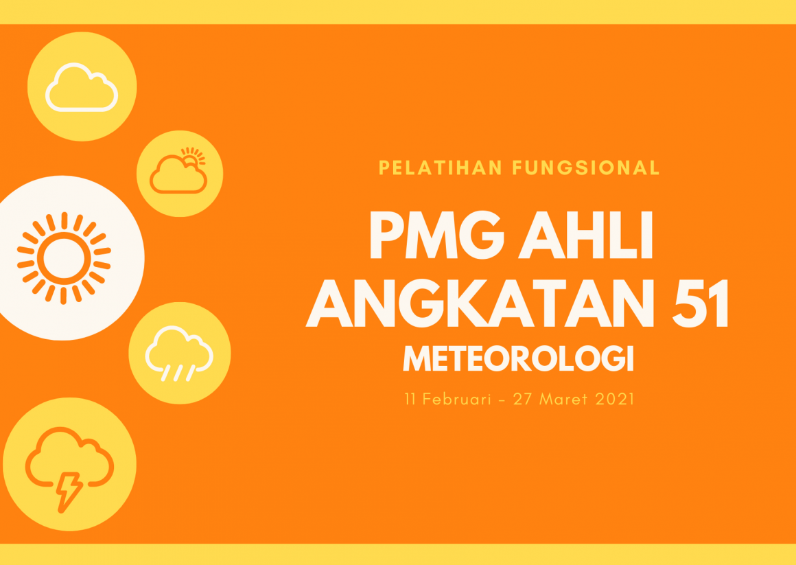 PELATIHAN FUNGSIONAL PMG TINGKAT AHLI ANGKATAN 51 TAHUN 2021 (M) – BMKG ...